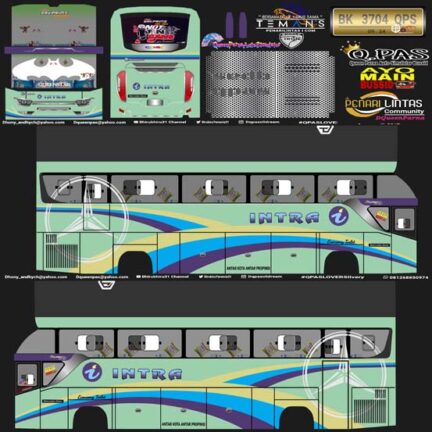 32 Livery Bussid Srikandi SHD Jernih, Keren dan Unik