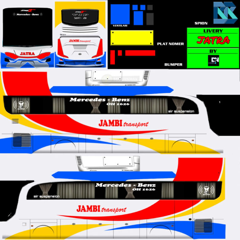 500+ Livery BUSSID HD, SHD, XHD Jernih Download PNG