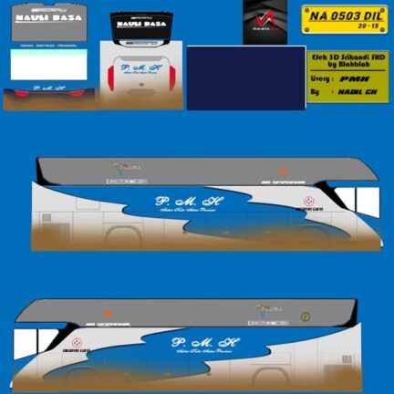 32 Livery Bussid Srikandi SHD Jernih, Keren dan Unik