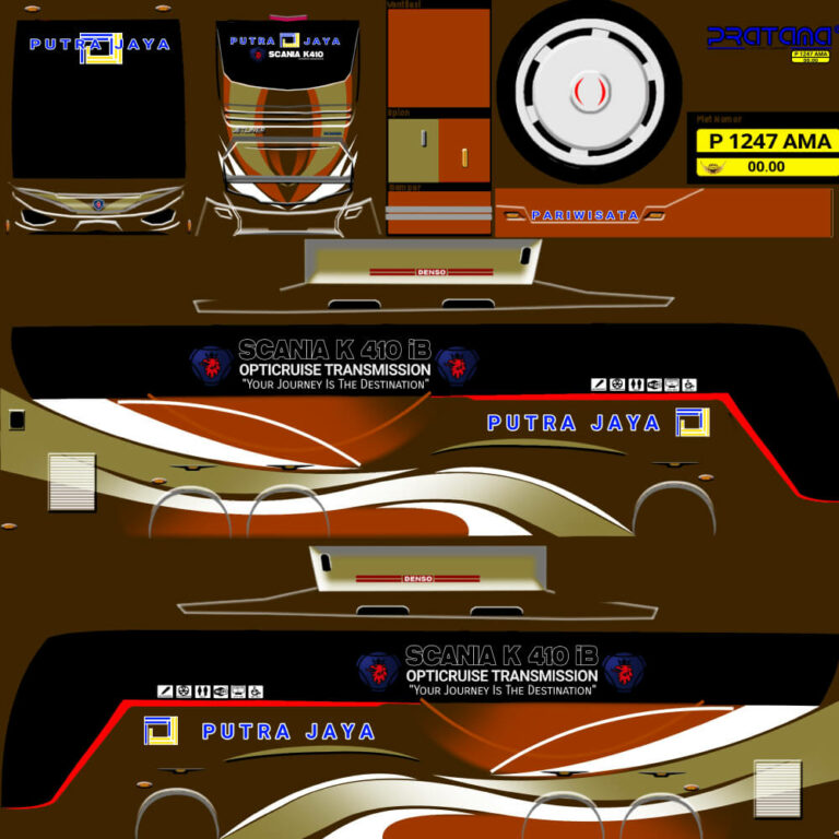 500+ Livery BUSSID HD, SHD, XHD Jernih Download PNG