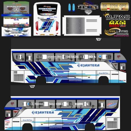 32 Livery Bussid Srikandi SHD Jernih, Keren dan Unik