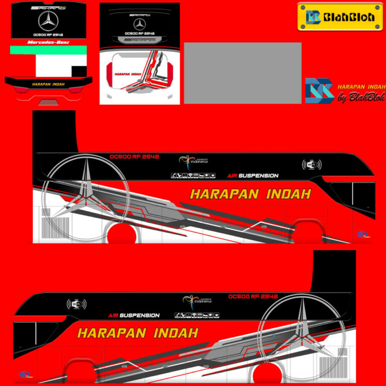 500+ Livery BUSSID HD, SHD, XHD Jernih Download PNG