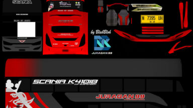 45 Livery BUSSID Bimasena SDD (Double Decker) Jernih Terlengkap