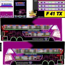 45 Livery BUSSID Bimasena SDD (Double Decker) Jernih Terlengkap