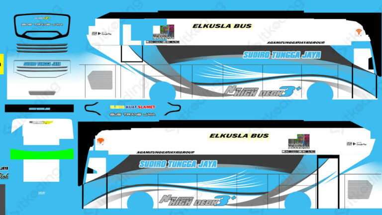 26 Livery BUSSID Sadewa SHD JB3 Jernih dan Keren