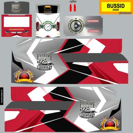 32 Livery Bussid Srikandi SHD Jernih, Keren dan Unik