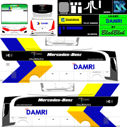25 Livery BUSSID Yudistira HD Jernih dan Keren