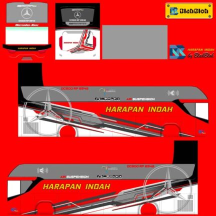 32 Livery Bussid Srikandi SHD Jernih, Keren dan Unik