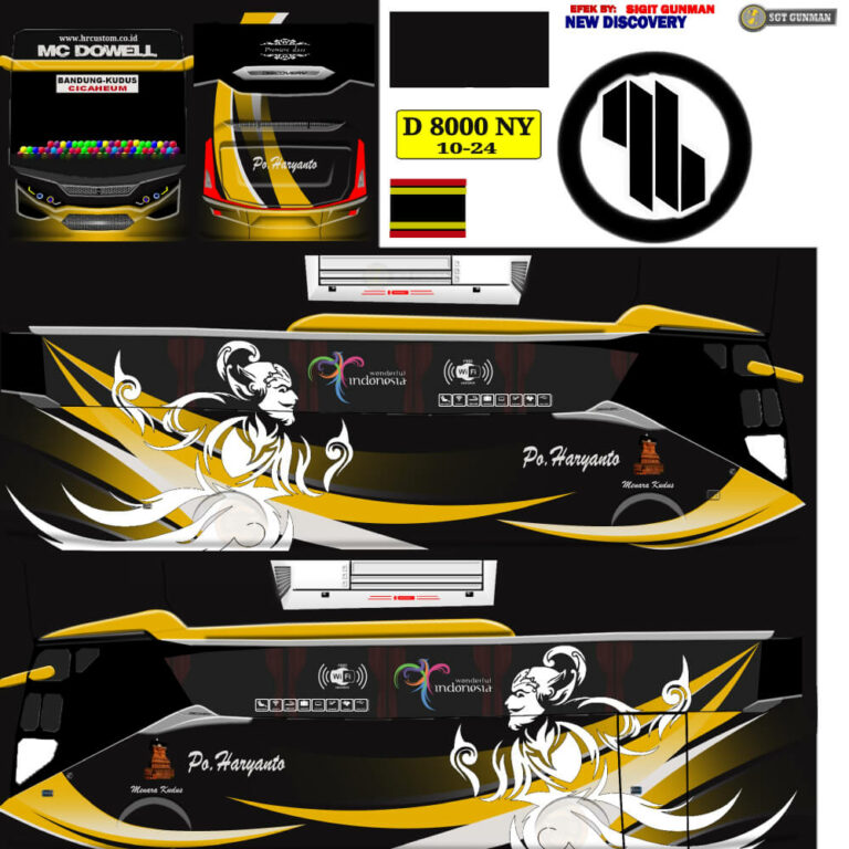 500+ Livery BUSSID HD, SHD, XHD Jernih Download PNG