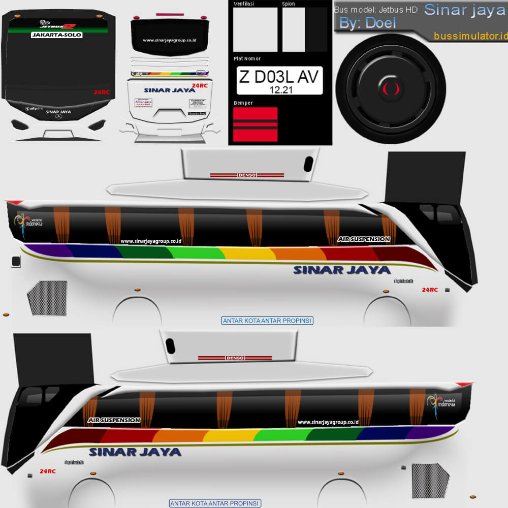 Collection of Cool BUSSID Livery Downloads 2025