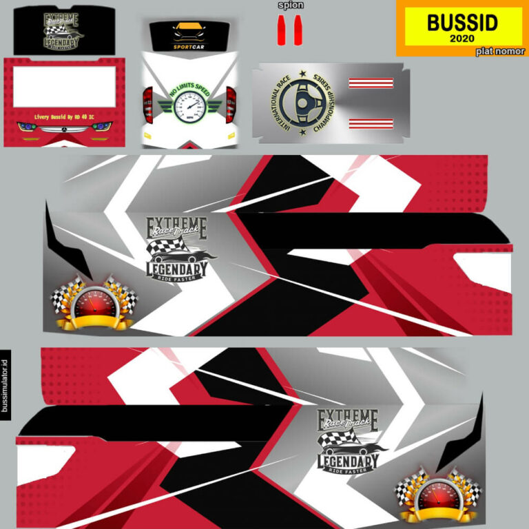500+ Livery BUSSID HD, SHD, XHD Jernih Download PNG