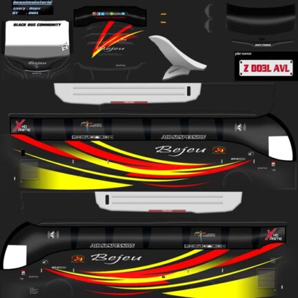 7 Livery BUSSID Bejeu SHD dan XHD Lengkap